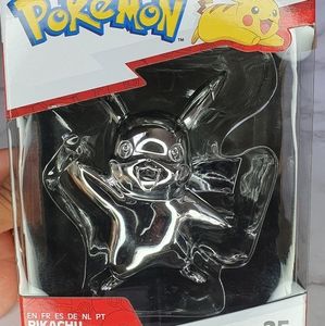 Pokemon | Toys | Pokemon Pikachu 25 Years Silver Figure | Poshmark